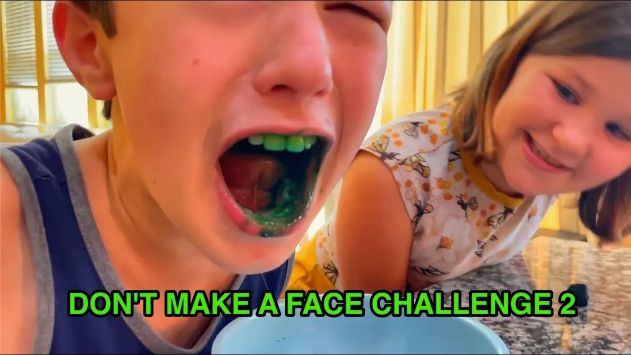 Don't Make A Face Challenge Part 2 - YouTube