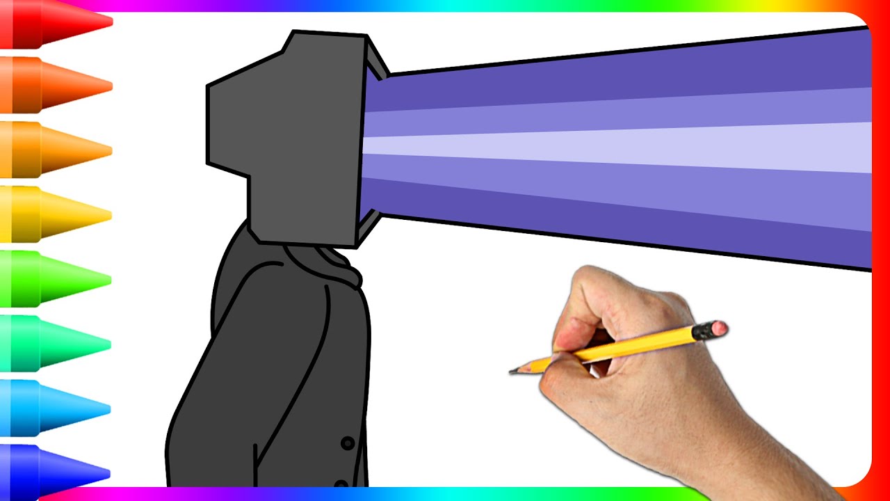 Easy draw TV MAN - YouTube