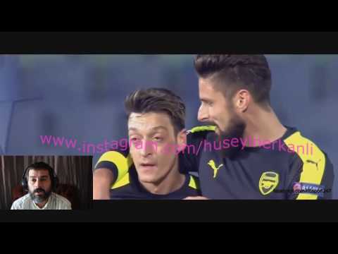 MESUT ÖZİL SPİKER ÇILDIRDI ... YOK BÖYLE SEVİNÇ
