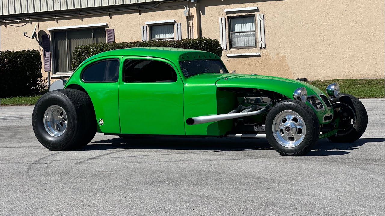 V8-Powered VW Bug Hot Rod Walk Around Video - YouTube