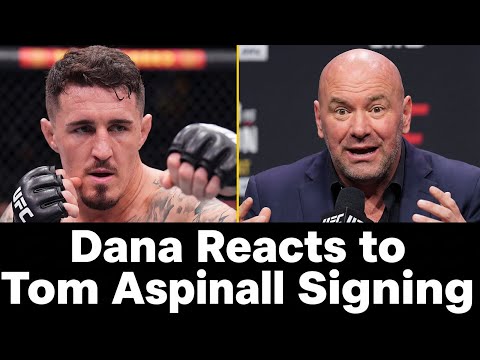 Dana White REACTS to Tom Aspinall Signing w/ Eddie Hearn