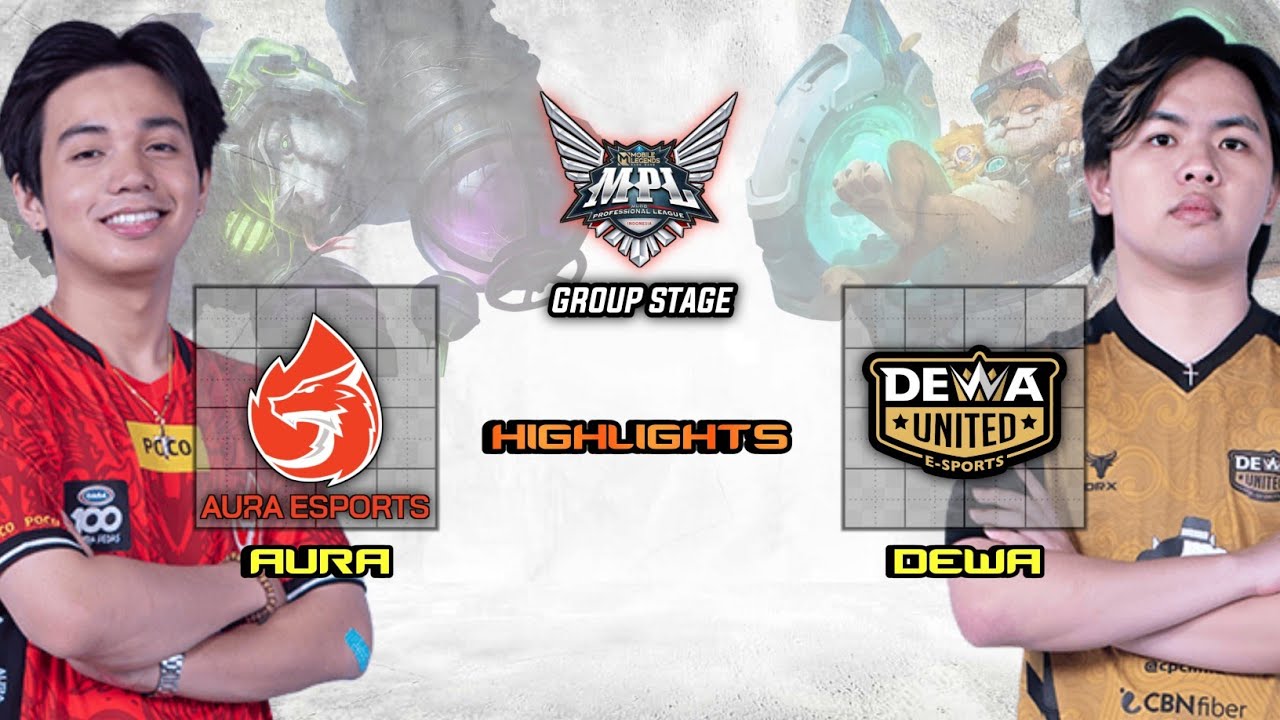 AURA FIRE vs DEWA UNITED HIGHLIGHTS MPL ID SEASON 13 - YouTube