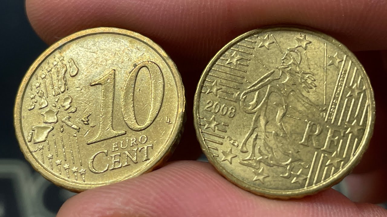 2008 France 10 Euro Cent Coin • Values, Information, Mintage, History ...