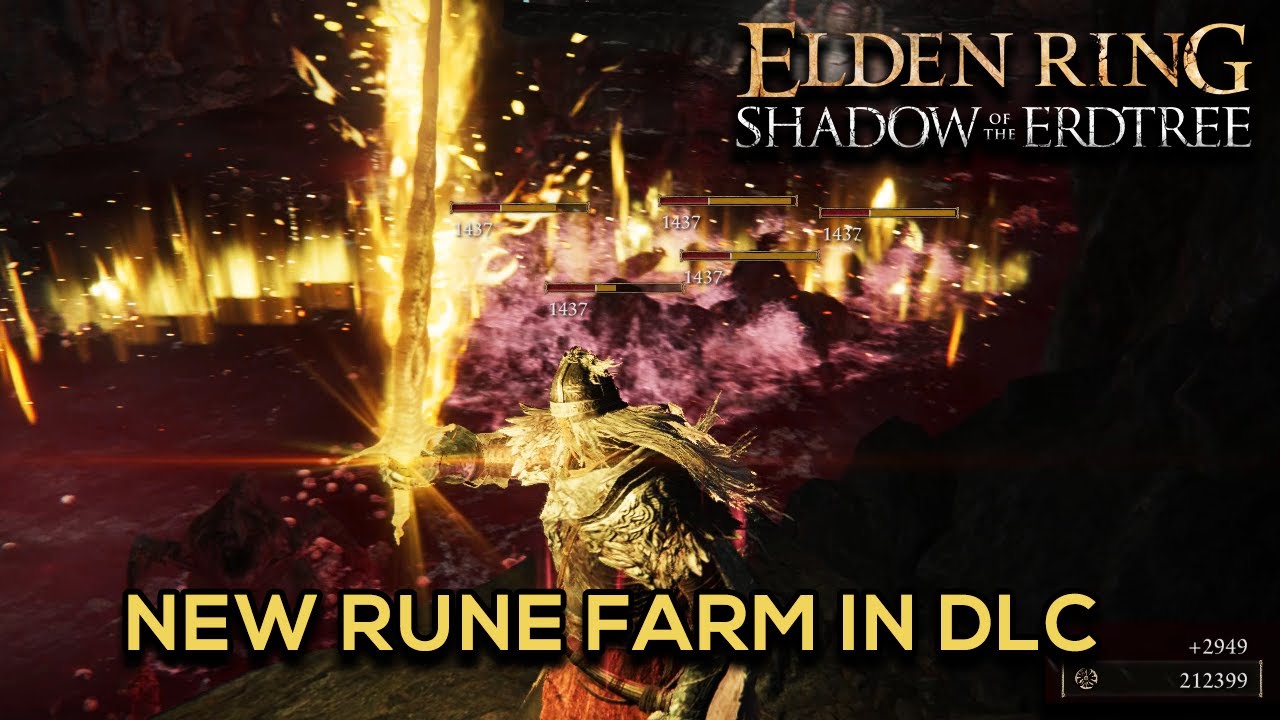 NEW and INSANE Runes Farm in the dlc - Elden Ring: Shadow of the ...