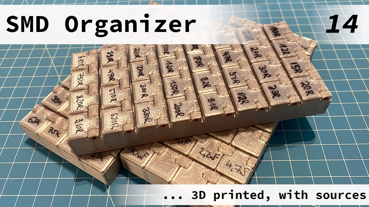 EP14 [HowTo] SMD Organizer (with sources). - YouTube