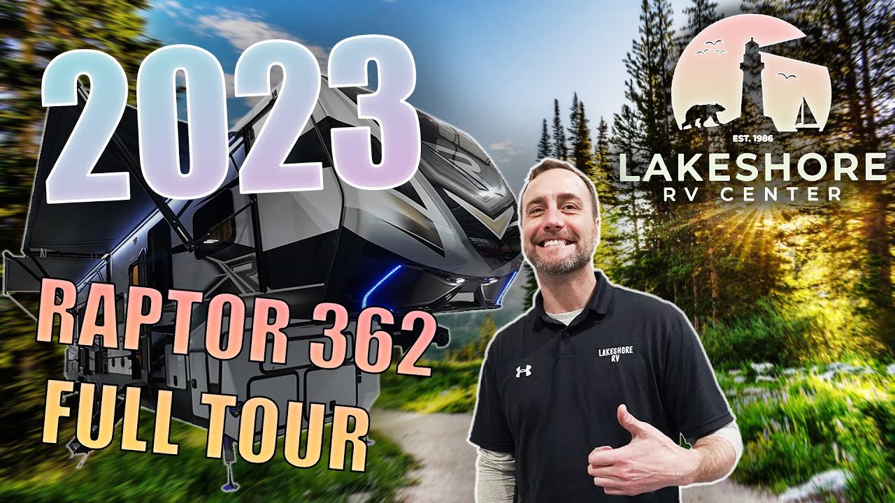2023 Keystone RV Raptor 362 Fifth Wheel Toy Hauler 13' Garage - YouTube