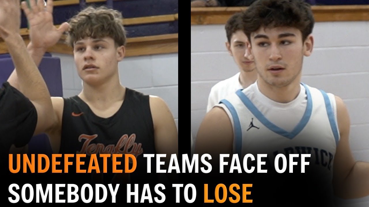 BUZZER BEATER THRILLER ! UNBEATENS FACE OFF IN NJ! WALDWICK VS. TENAFLY ...
