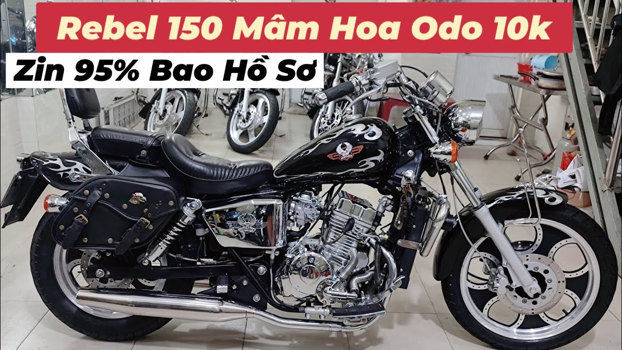 REBEL 150 MÂM HOA 3 ĐĨA SIÊU CỌP ODO 10 NGHÌN KM ZIN 95% TẠI LÂM MOTOR ...
