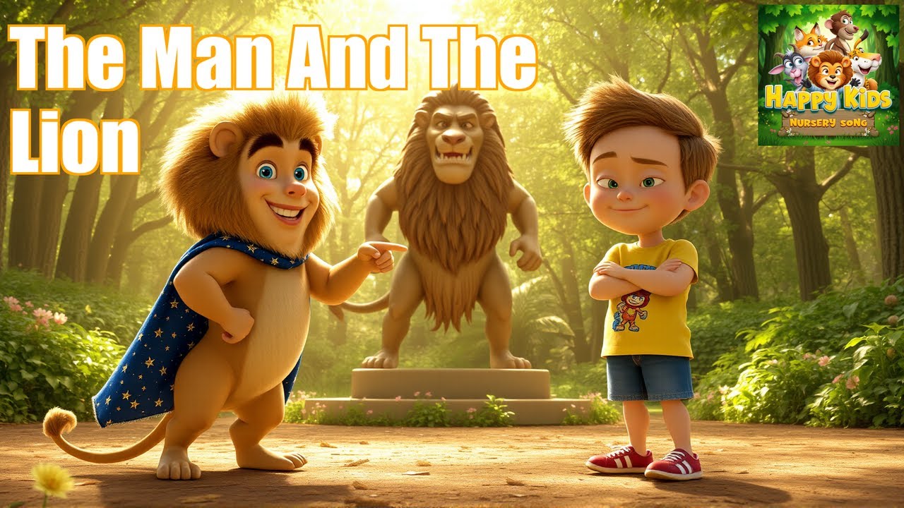 THE MAN AND THE LION | Kids Fables and Fairy Tales - YouTube