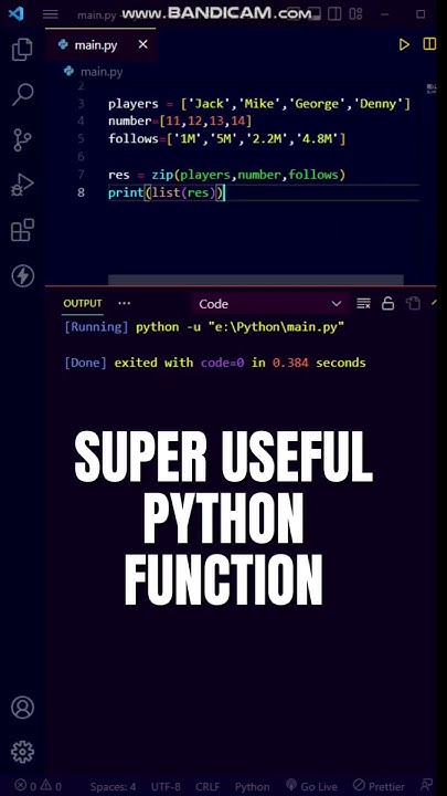 🤯🤯 Super Useful Python Function For Large Data Shorts Programming