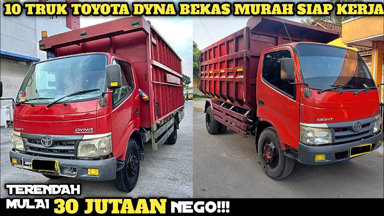 HARGA TRUK TOYOTA DYNA RINO 130HT 110ET 115ET BEKAS || MULAI 30 JUTAAN ...