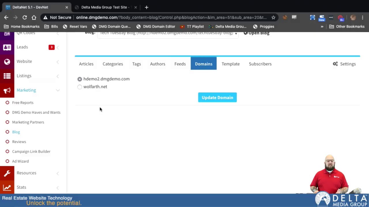Tech Tuesday's Live [DeltaNet 5] - Using The Blog Platform - YouTube