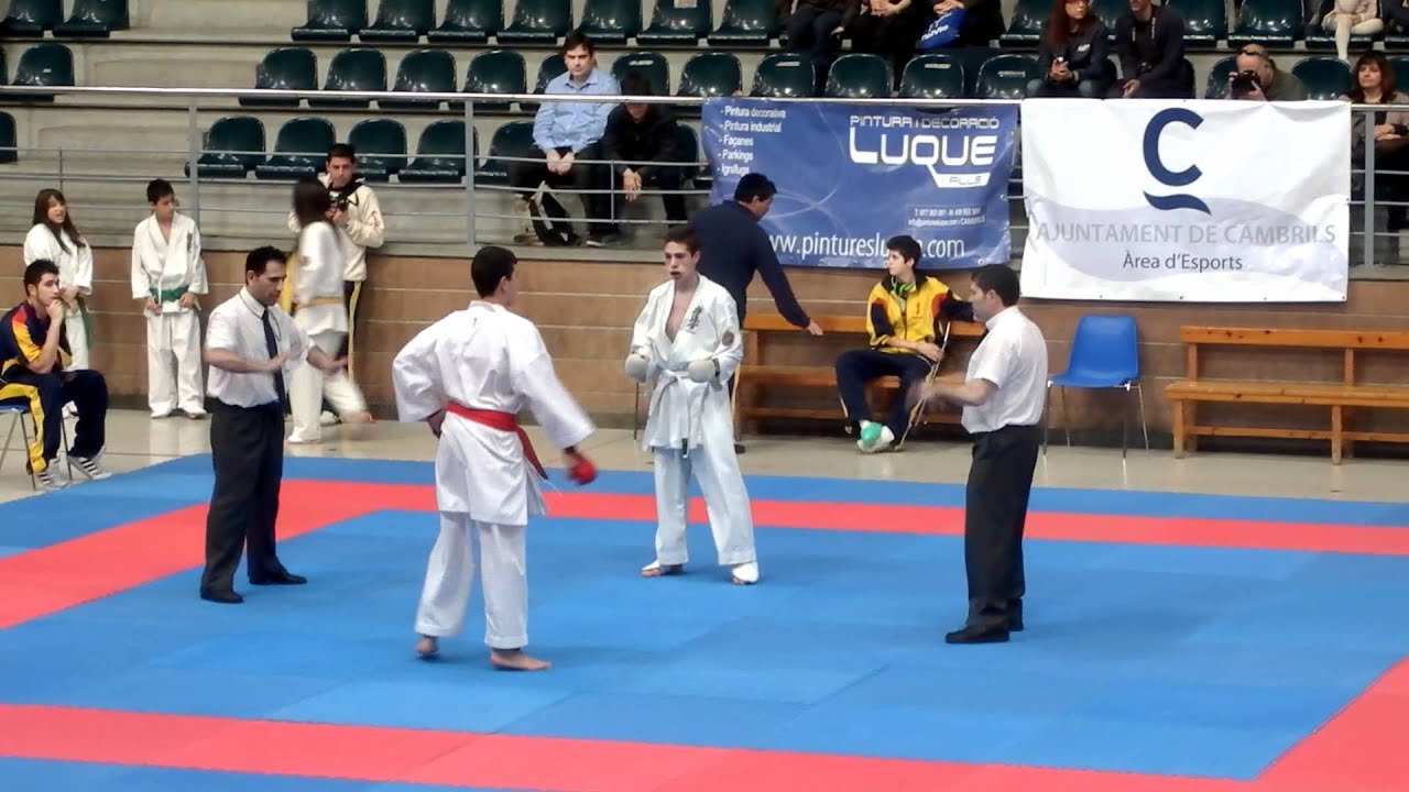 IX Campeonato Nacional de Karate Wuko-1rRonda-Victoria - YouTube
