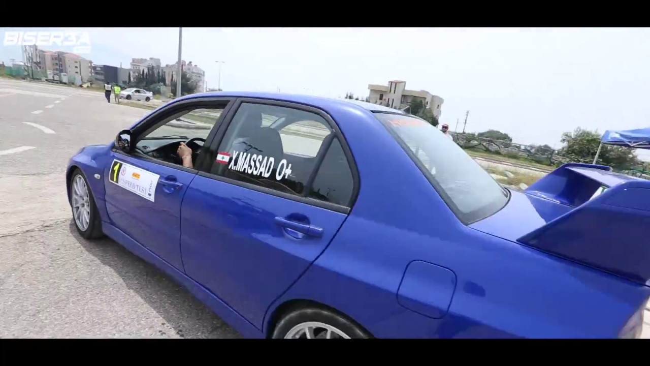Xavier Massaad - Mitsubishi Evo VII - 1st Speed Test 2017 - YouTube
