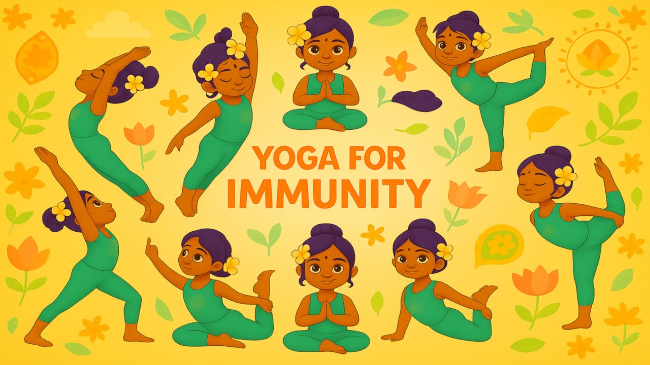 Yoga for Immunity | Yoga for Children | Yoga for Health - YouTube