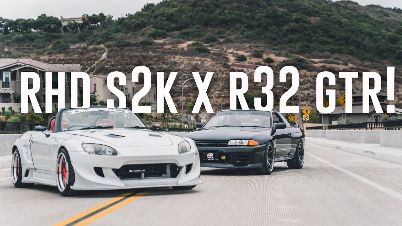 A RARE RHD WIDEBODY S2000! GTR and S2K cruise - YouTube