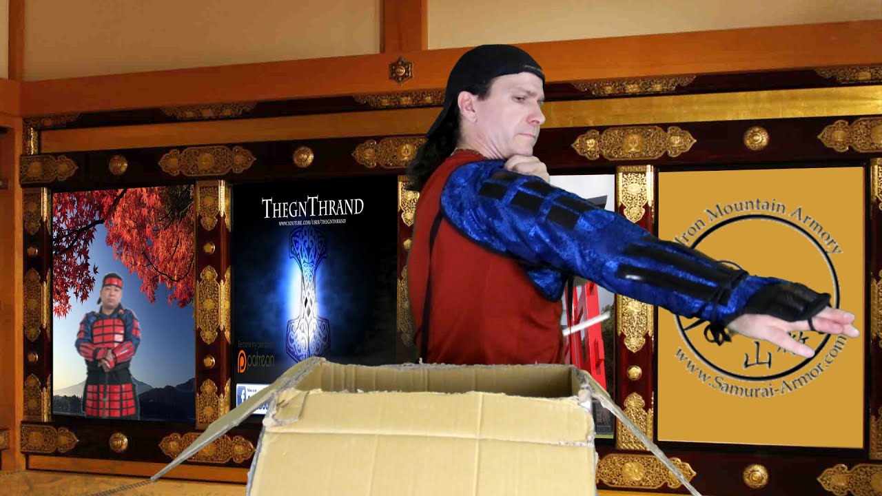 Iron Mountain Armory Samurai Tatami (Folding) Armour package opened ...