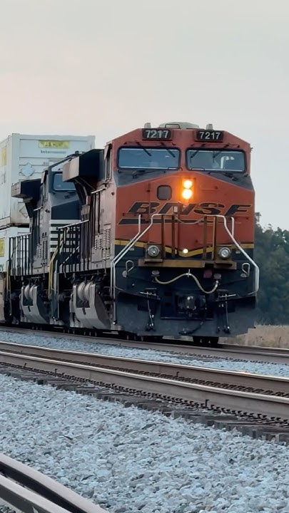 Loud DPUs on 60 mph BNSF Intermodal Q train!! #train #norfolksouthern #bnsf #bnsfrailway # ...