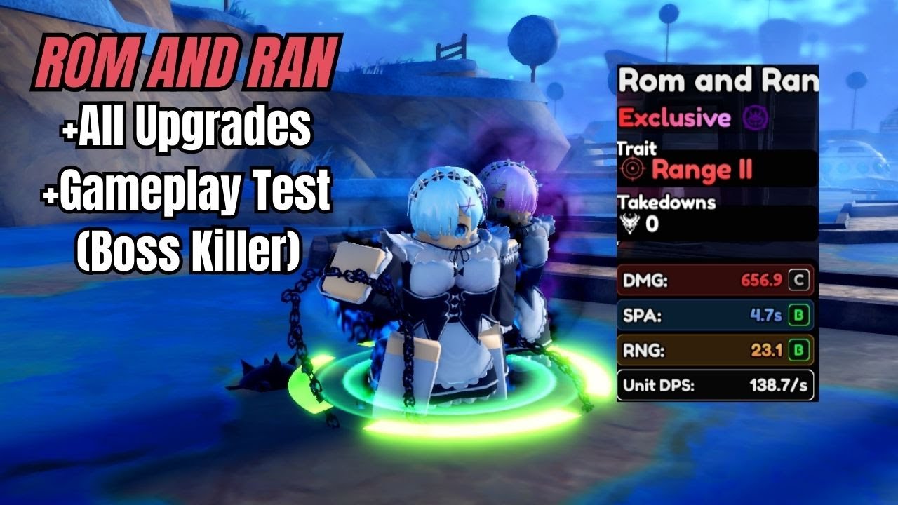 Rom and Ran Showcase +Gameplay Test | Roblox Anime Vanguards - YouTube