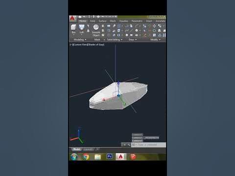 smooth object in autocad #autocad #cadsoftware #shorts #shortsvideo - YouTube