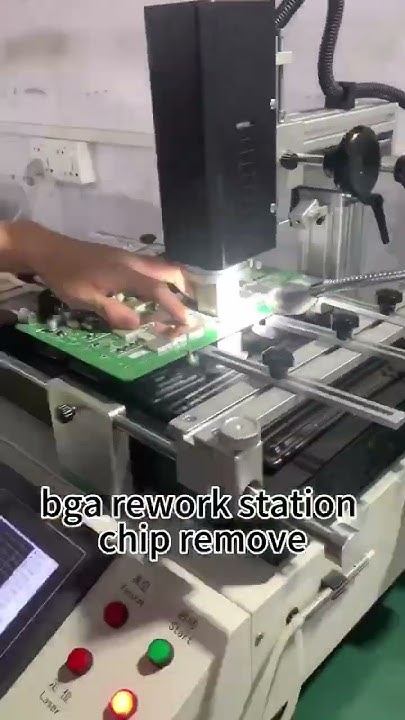 1011 bga rework station chip remove - YouTube