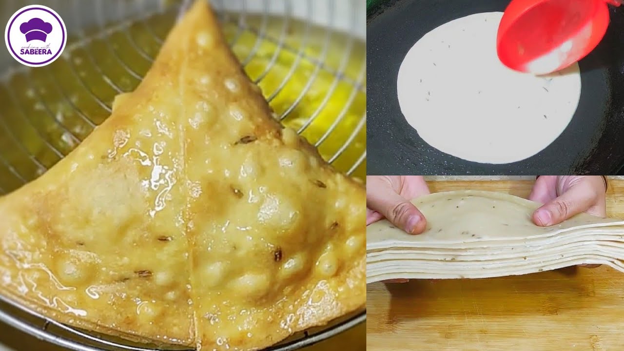 Perfect Samosa Patti Recipe | Samosa Liquid Dough Recipe | Samosa ...