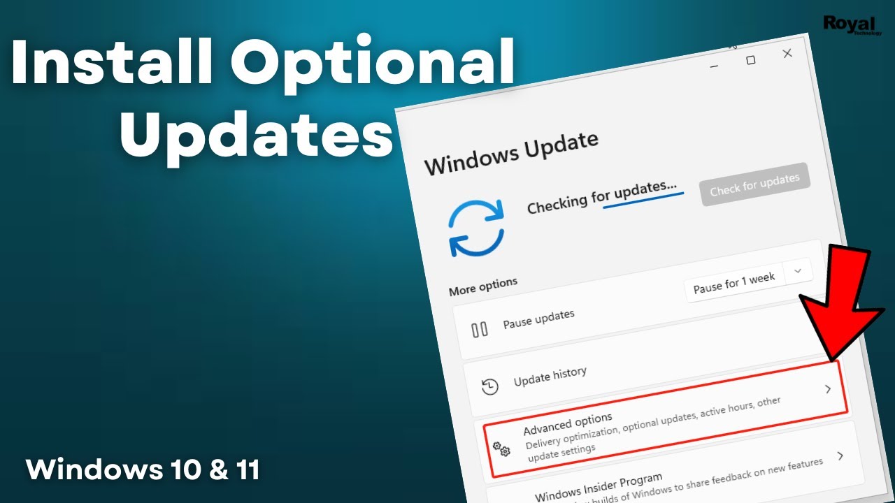 How to Install Optional Updates Step-by-Step Guide - YouTube