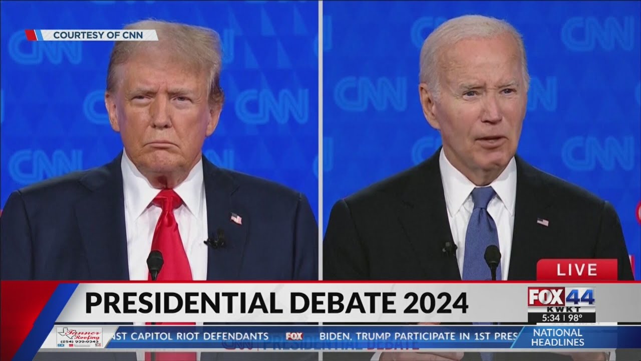 Biden-Trump presidential debate highlights 2024 - YouTube
