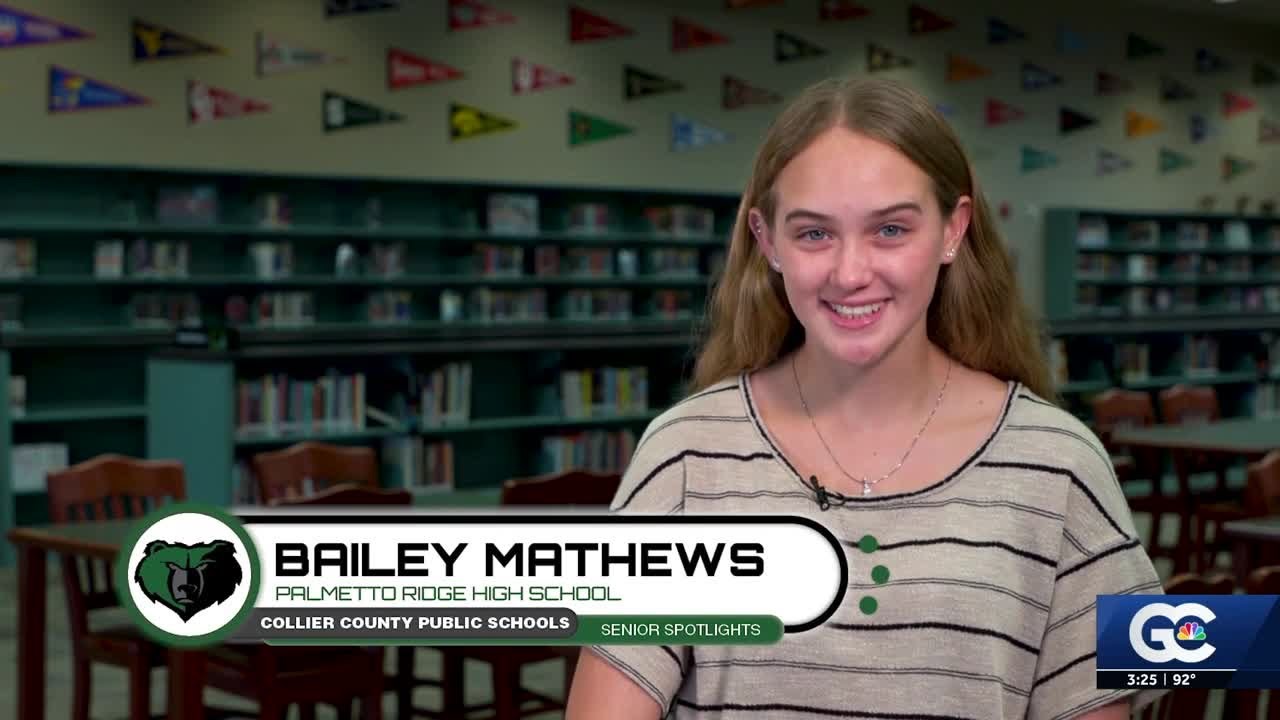 Senior Spotlight: Bailey Mathews, Palmetto Ridge High School - YouTube