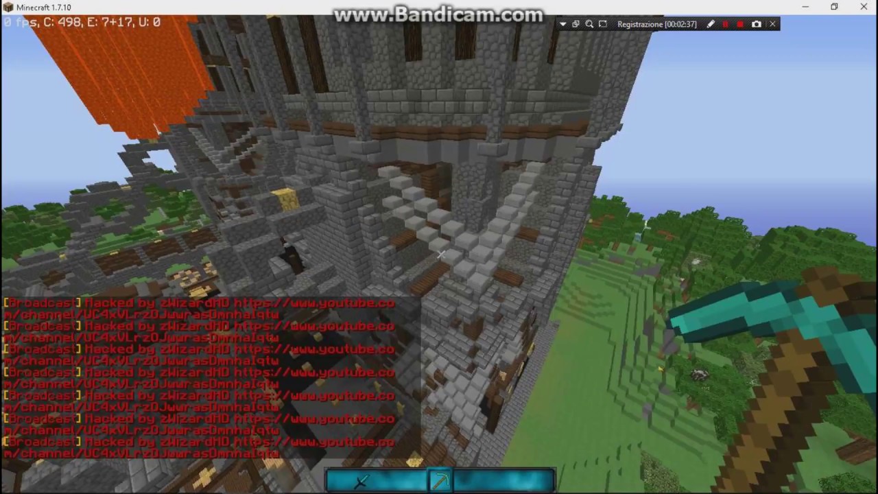 Minecraft-Griefing server:servermigliorza.mygs.co W/zWizardHD ...