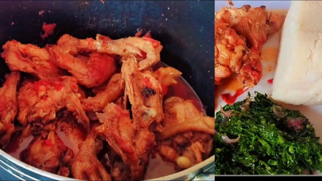 WET FRY KIENYEJI CHICKEN RECIPE + UGALI FOR FATHER'S DAY - YouTube