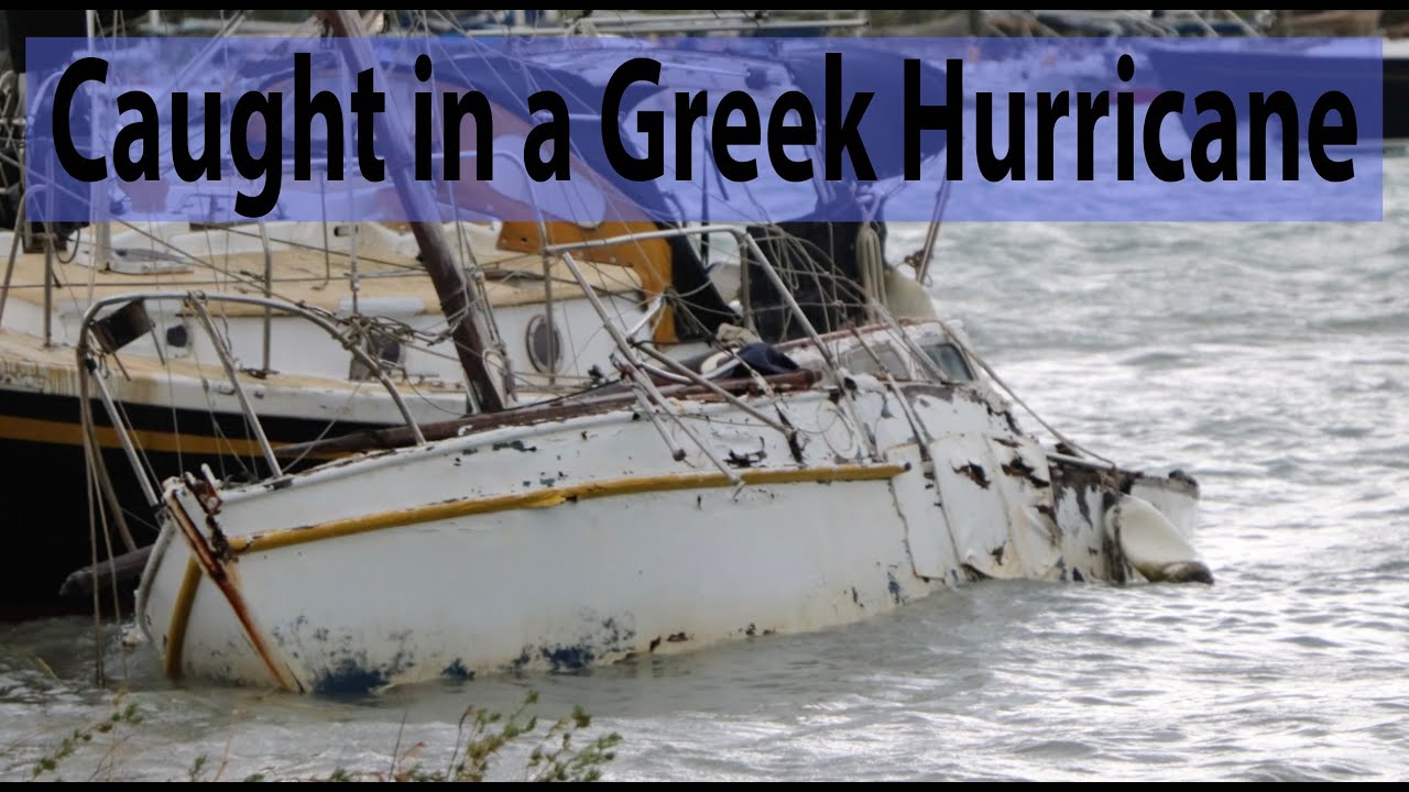 Caught in a Greek Hurricane. - YouTube