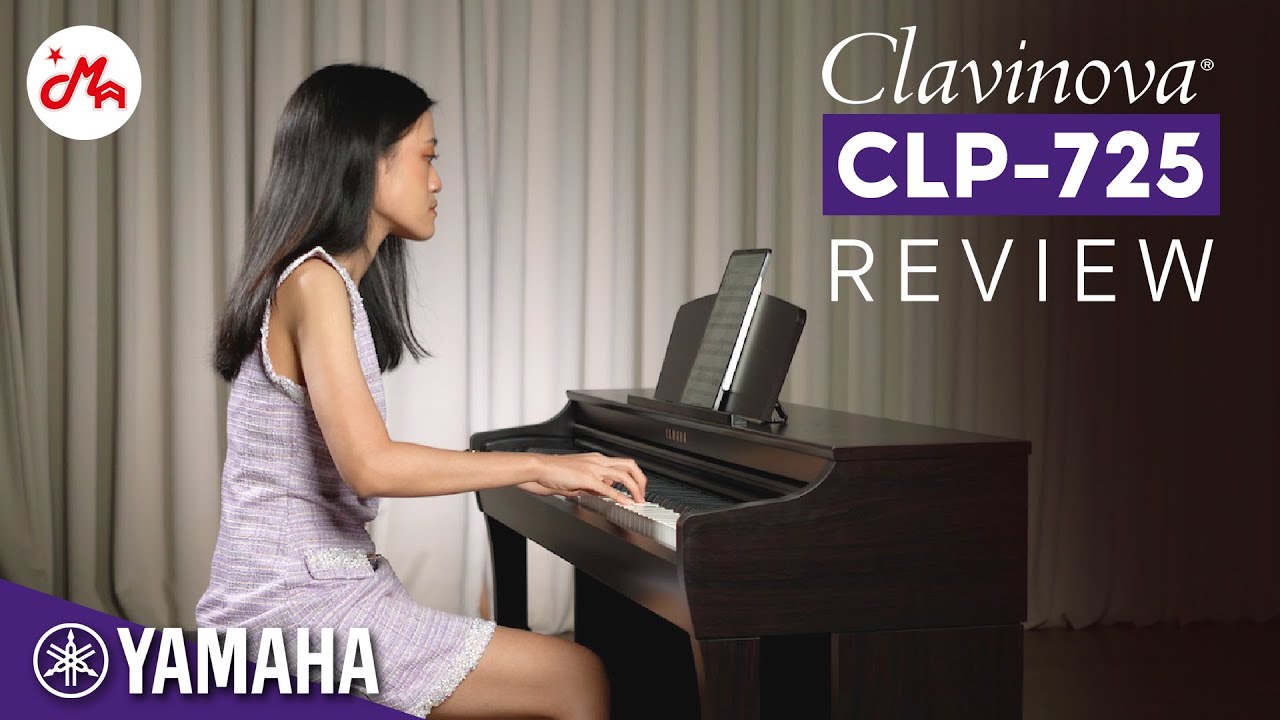 รีวิว Yamaha Clavinova CLP-725 | เปียโนไฟฟ้าที่มาพร้อมเสียงเปียโนระดับ ...