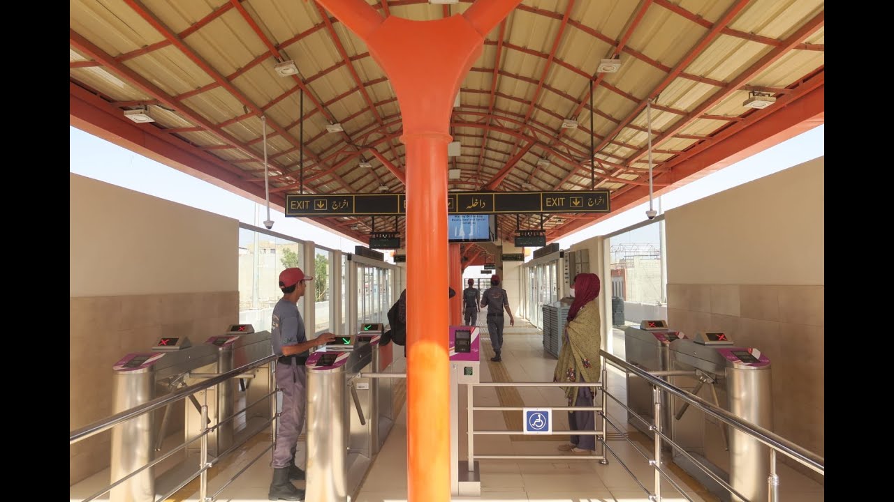 Orange Bus Service Karachi - YouTube