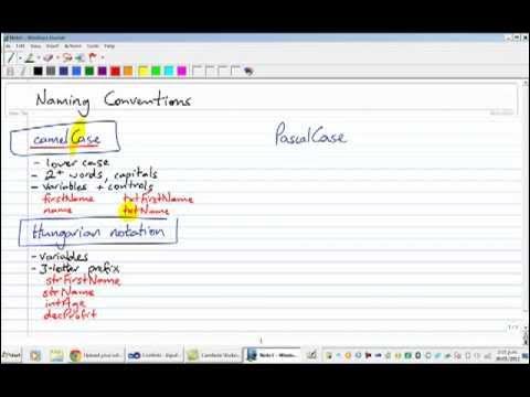 Programming naming conventions: Hungarian notation - YouTube