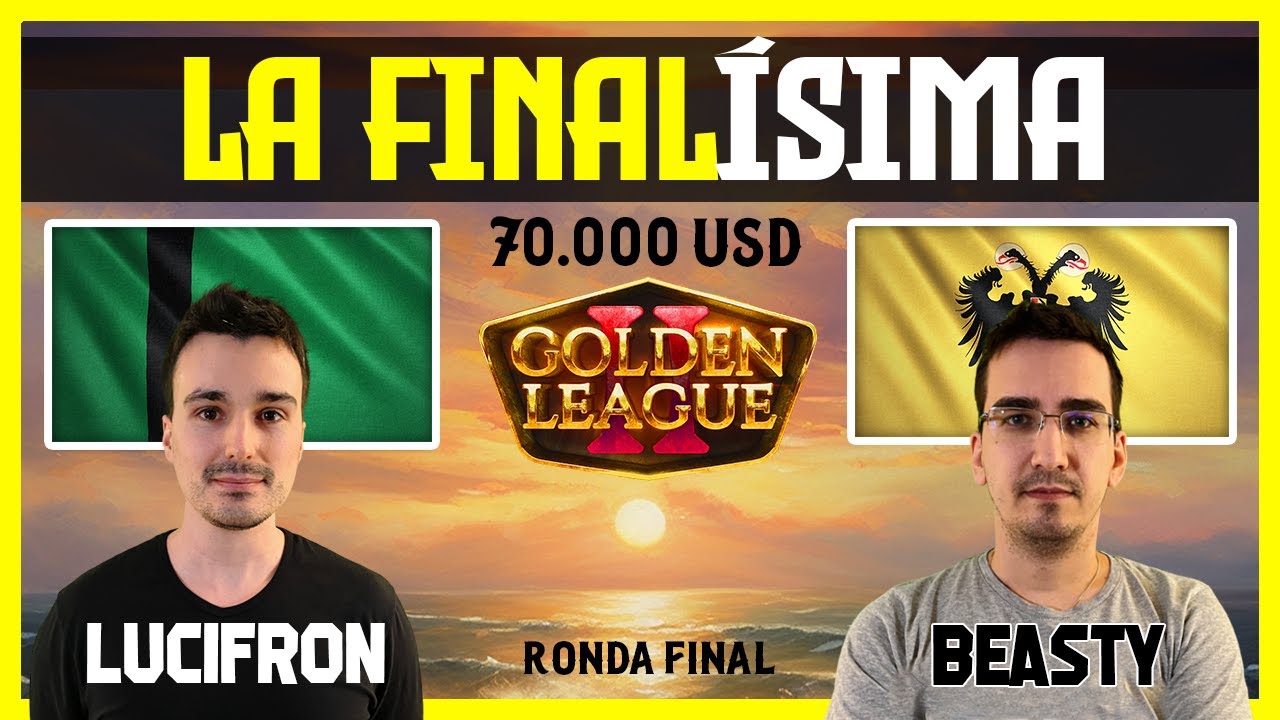 🏆Lucifron vs Beasty #8 [GRAN FINAL GOLDEN LEAGUE] Age of Empires 4 ...