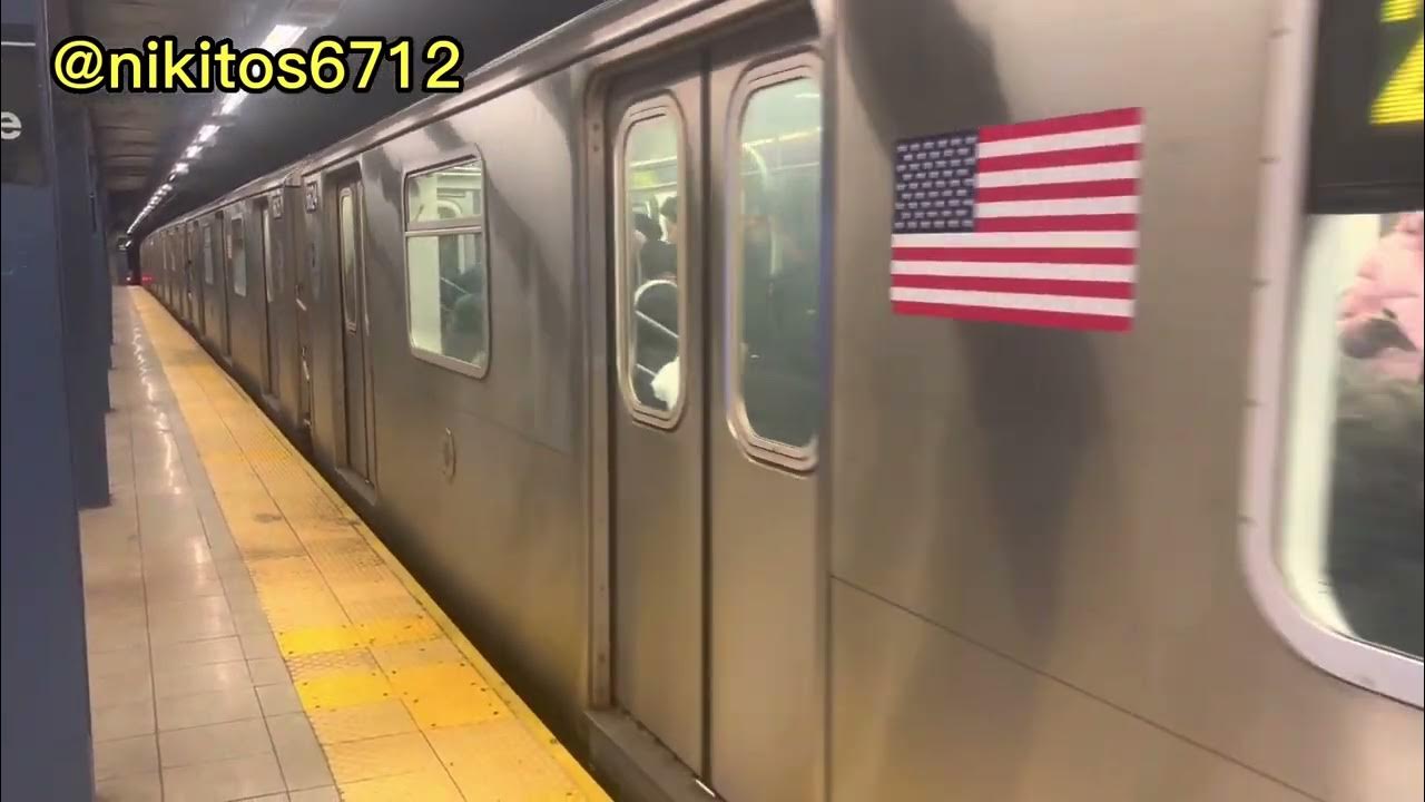 IRT 7th Avenue Line: R142 2 train Leaving Park Place - YouTube