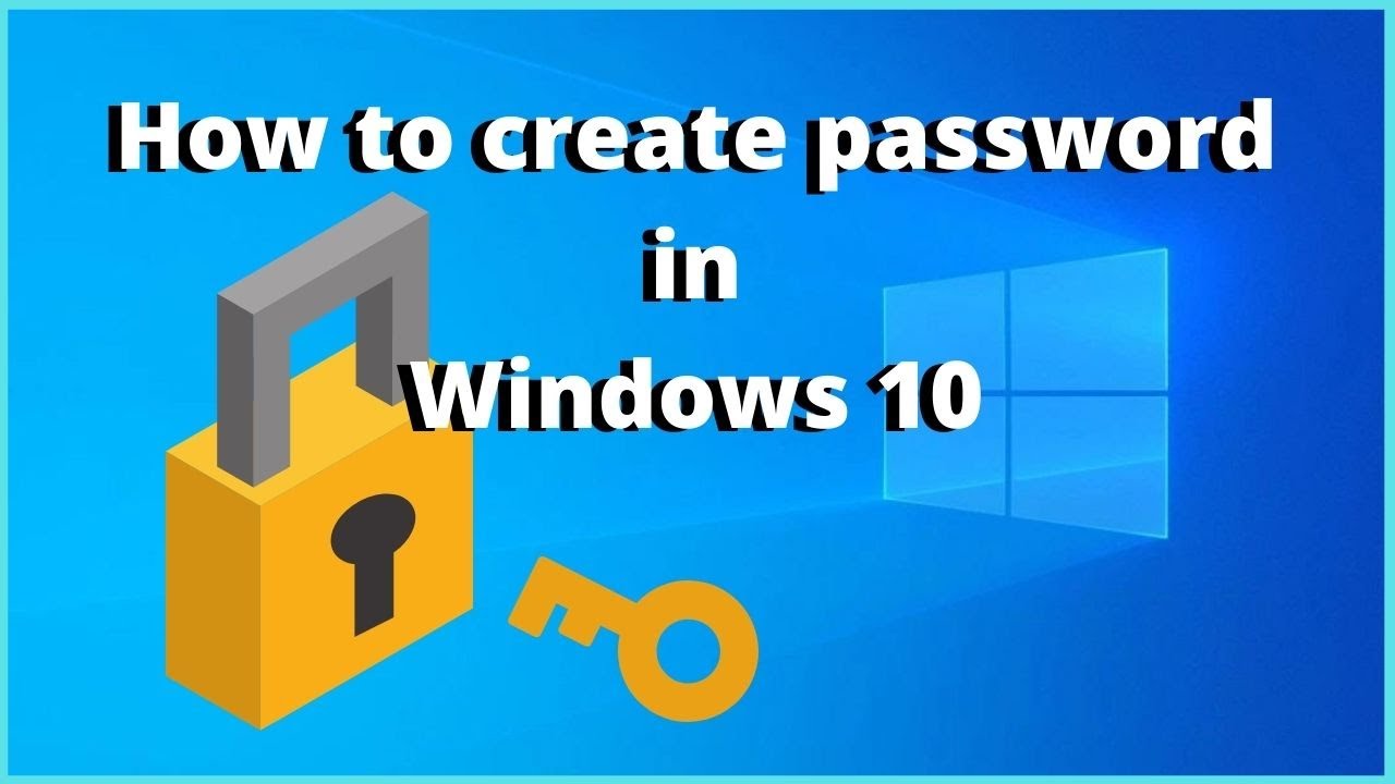 How To Create Password In Windows 10 easy Way YouTube how-to-create-password-in-windows-10-easy-way-youtube