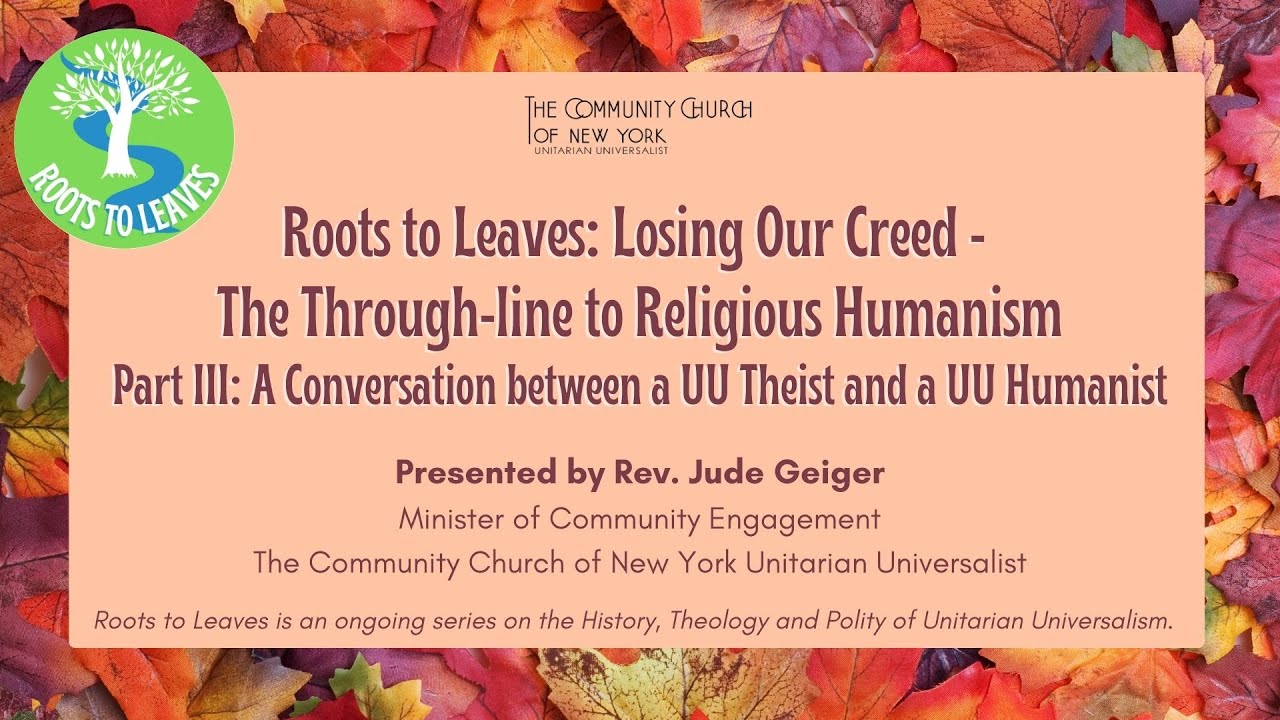 Roots to Leaves: Losing Our Creed, Part III: A Conversation between a ...