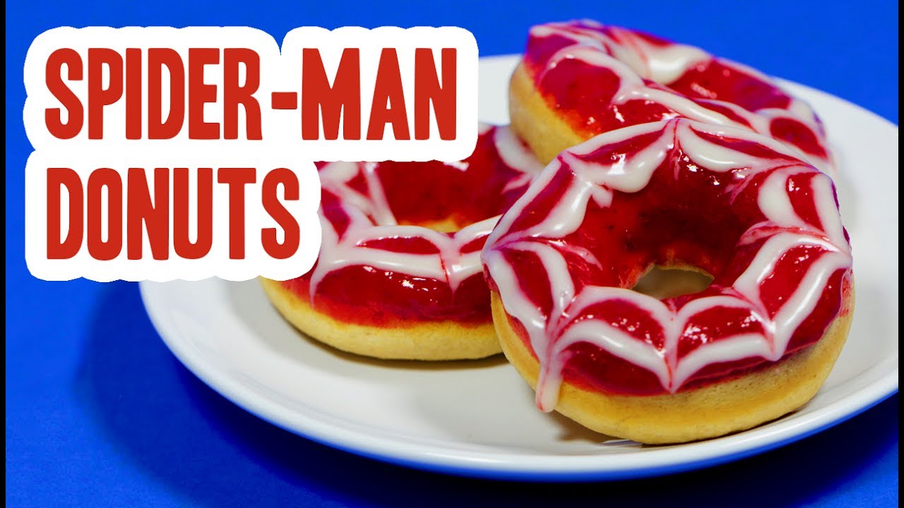 Spiderman Donuts - YouTube