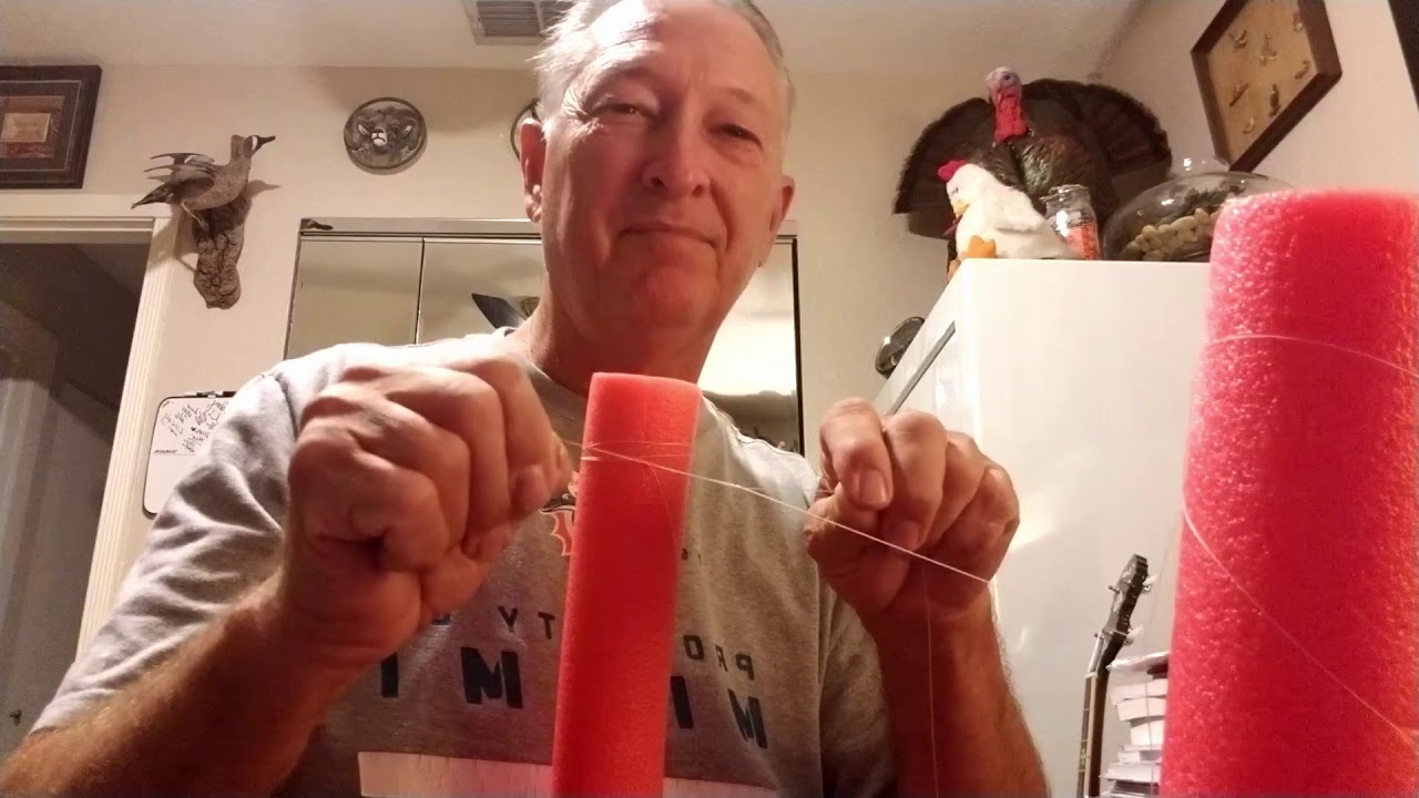 Pool Noodle Easy FG Knot w/Rizzuto finish - John Sims Cooper City - YouTube