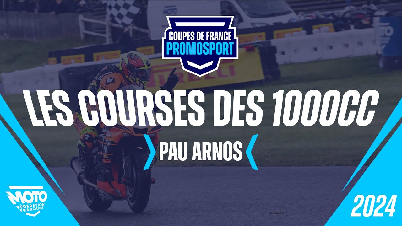 Les courses des 1000cc à Pau Arnos - YouTube