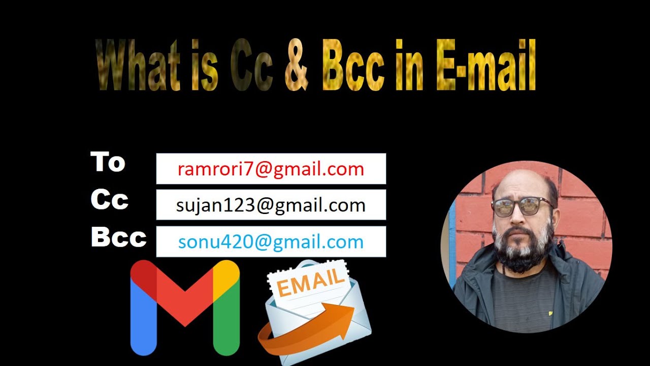 What is Cc and Bc in E-mail - YouTube