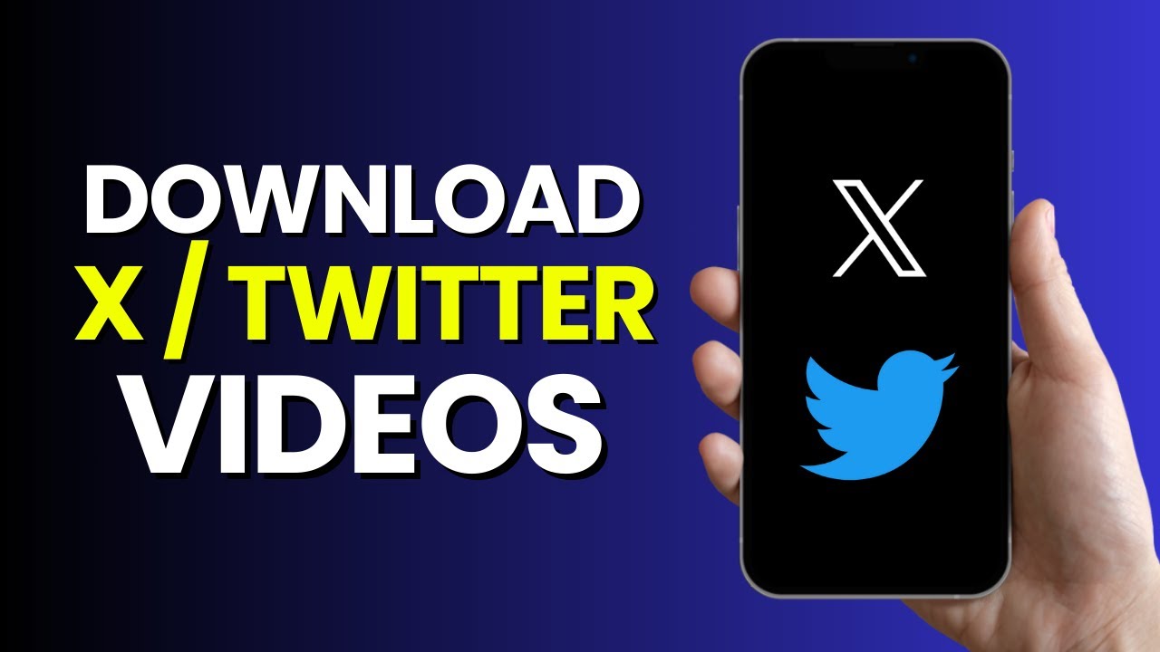 How To Download X / Twitter Videos To Gallery | 2024 - YouTube
