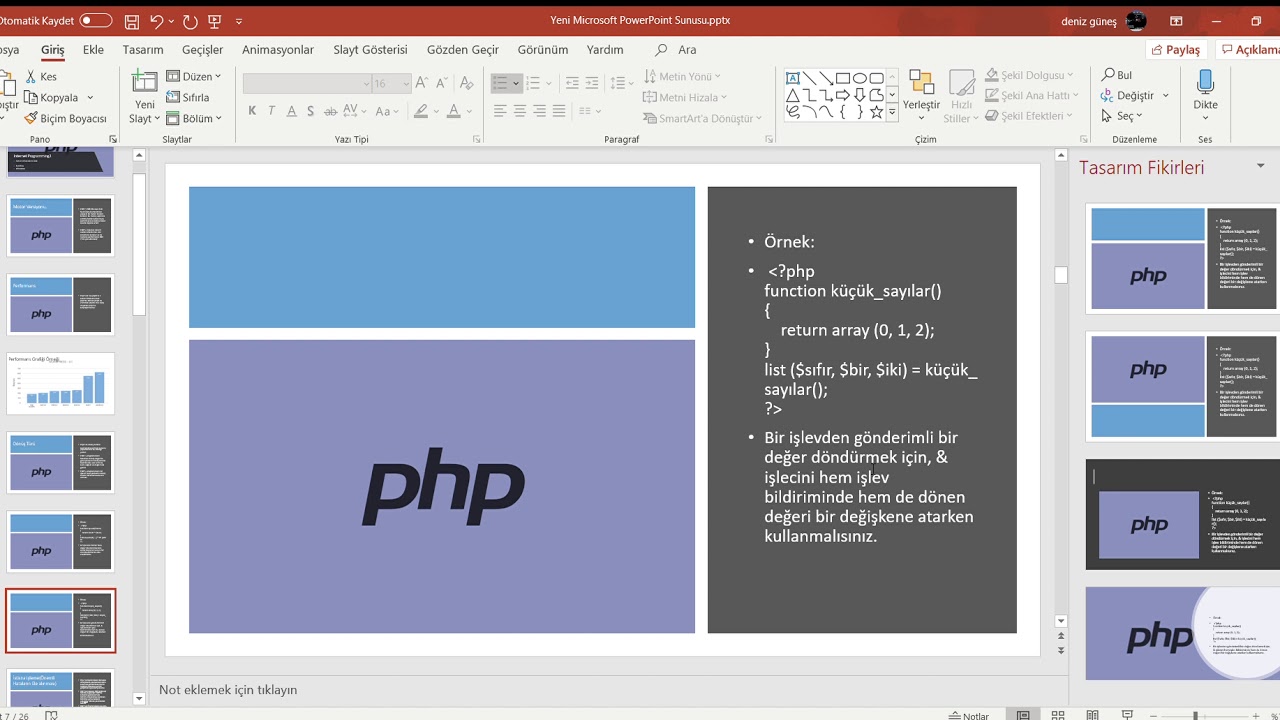 PHP5 ve PHP7 arasındaki farklar - YouTube