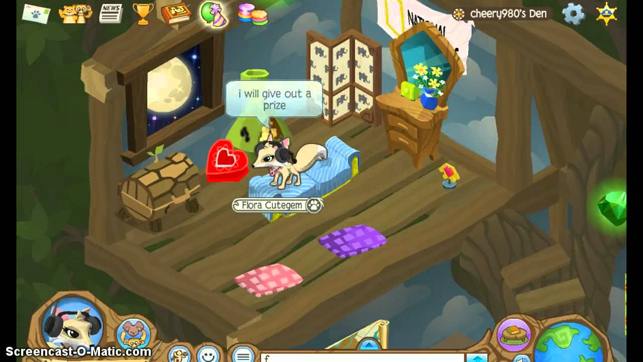 giving out a green alpha stone and a cave crystal animal jam - YouTube