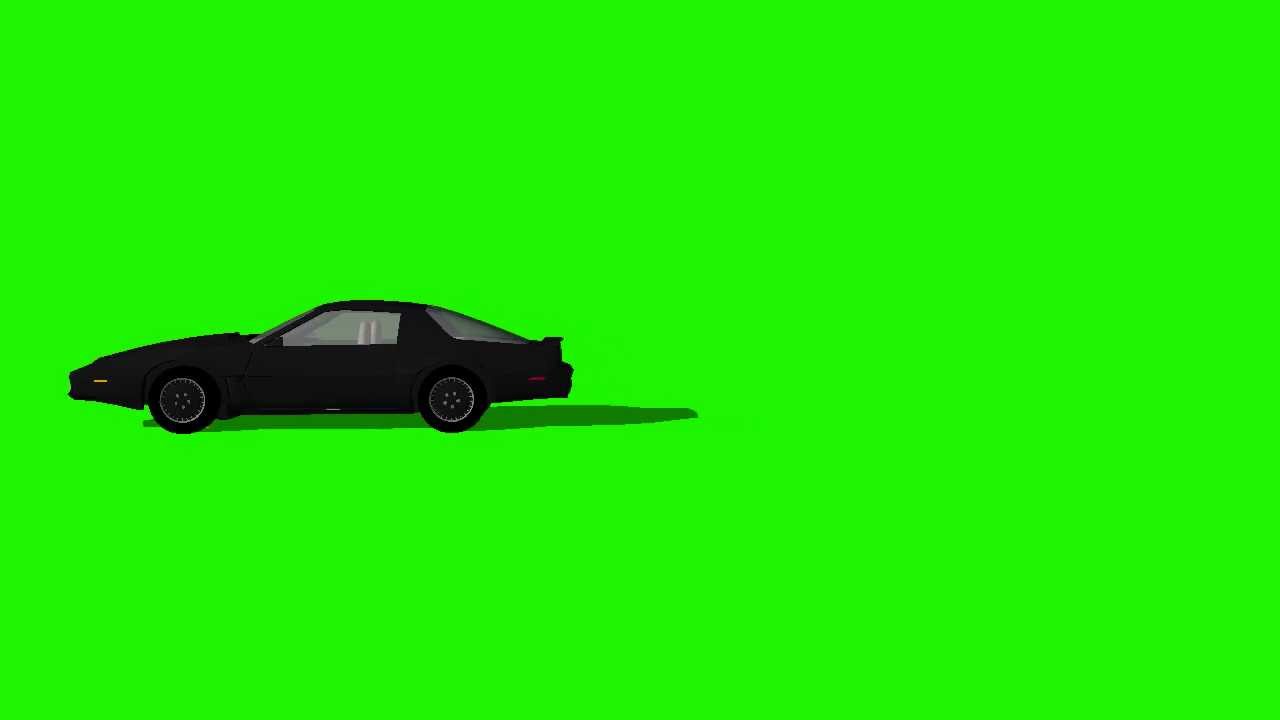 Knight Rider K.I.T.T. - green screen - YouTube