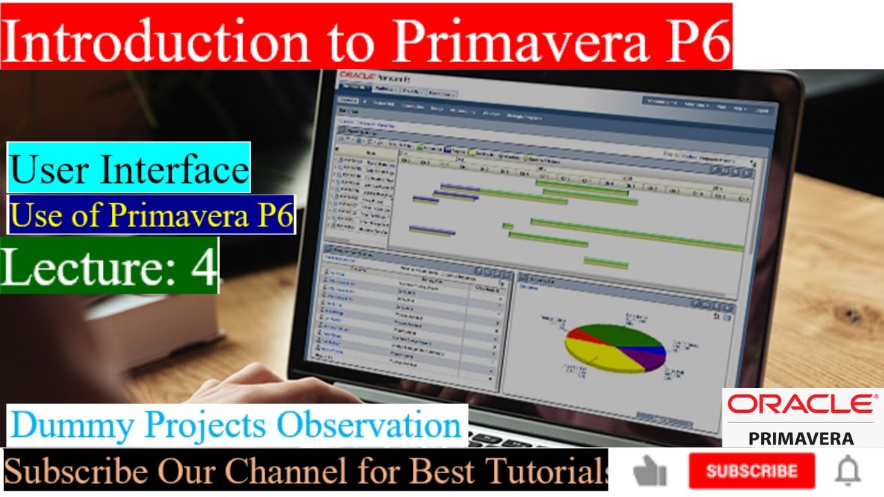 Introduction to Primavera | User Interface of Primavera P6 - YouTube