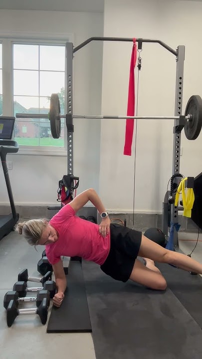 Modified Side Plank with leg lift - YouTube