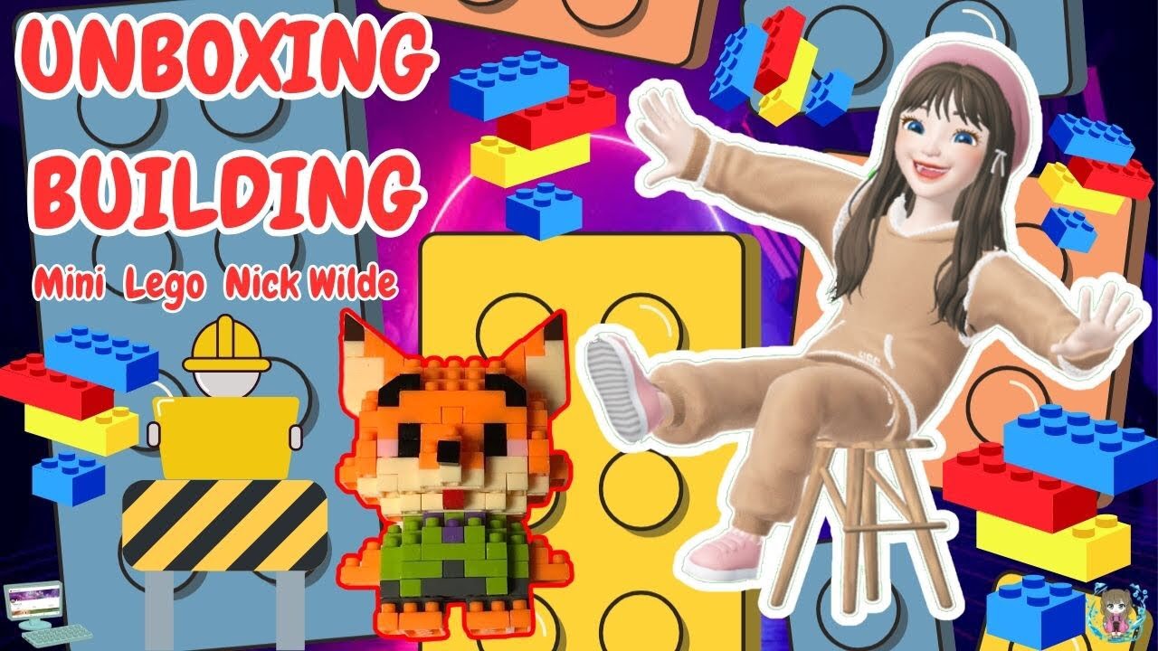 🙌🏻 [HANDCAM] Unboxing & Building Blocks Lego Nick Wilde Bricks ...